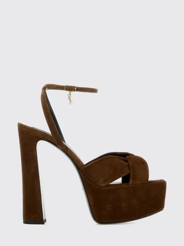 Saint Laurent Strappy Platform High Heel Sandals