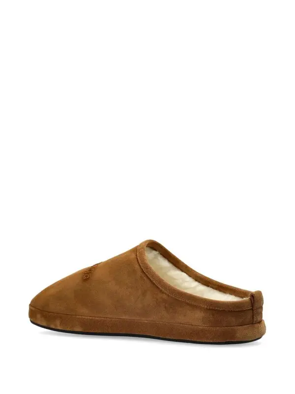 Balenciaga Alaska Suede Leather Slippers