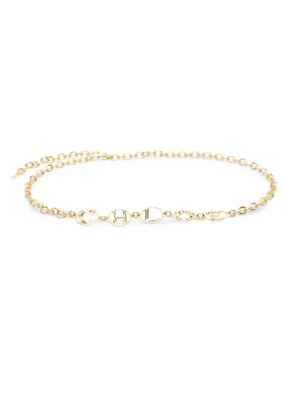 Chloé Chain Logo Belt - Multicolor