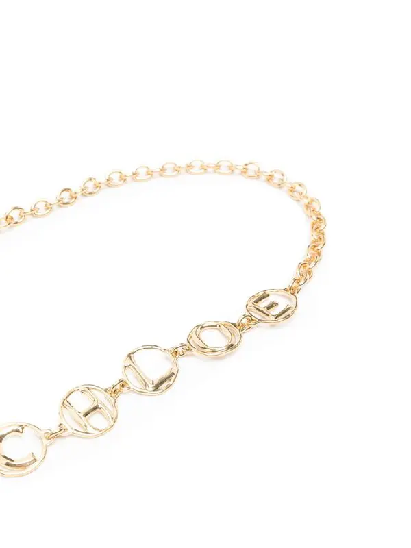 Chloé Chain Logo Belt - Multicolor