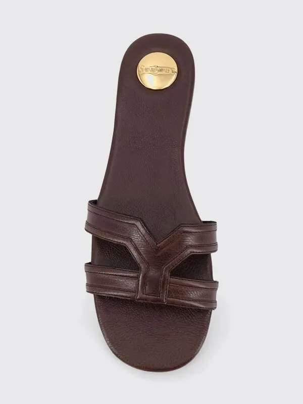 Saint Laurent Heeled Sandals - Brown