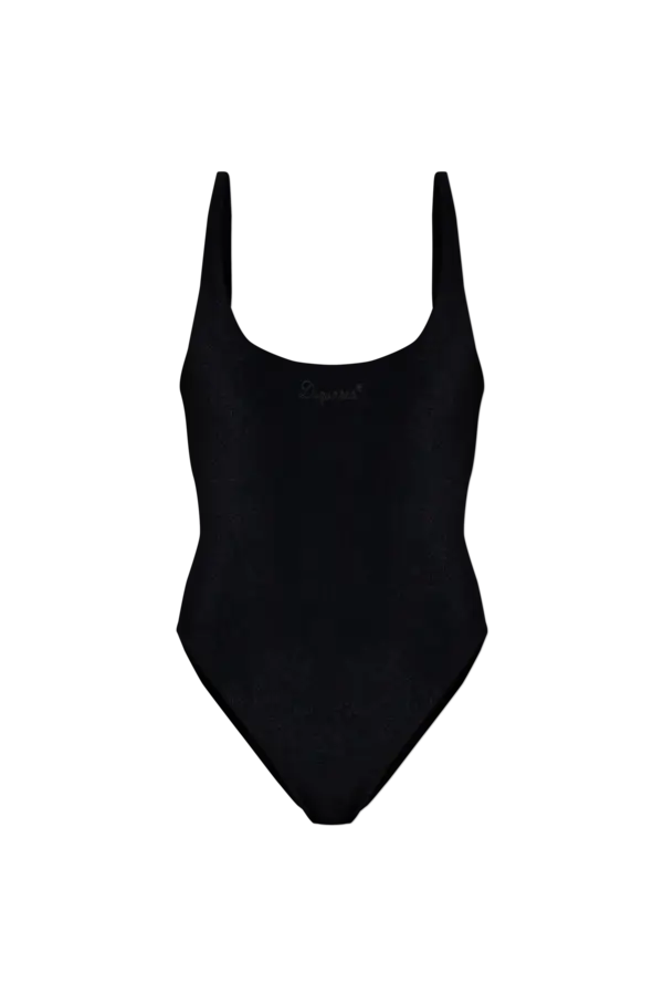Dsquared2 Asymmetric One-piece Swimsuit With Tie Detail
