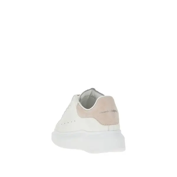 Alexander McQueen Leather Oversize Sneakers - White