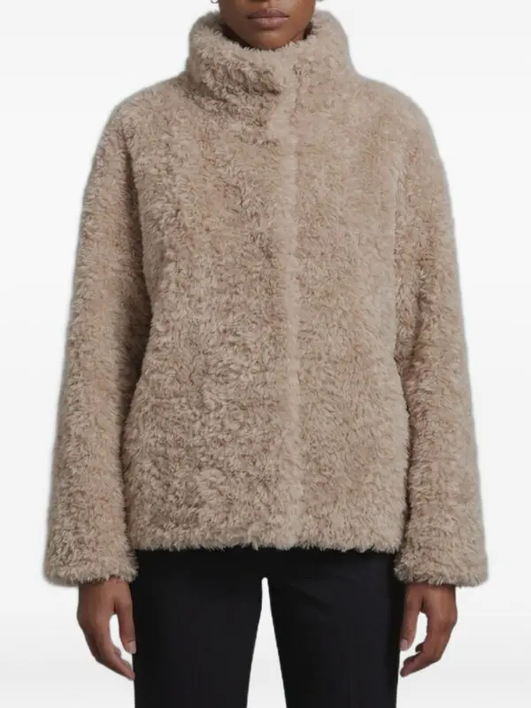 Herno Faux Fur Short Coat - Multicolor