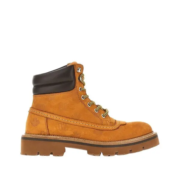Dsquared2 Monogram' Nubuck Leather Boots