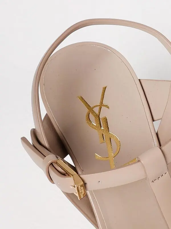 Saint Laurent Heeled Strappy Sandals With Platform
