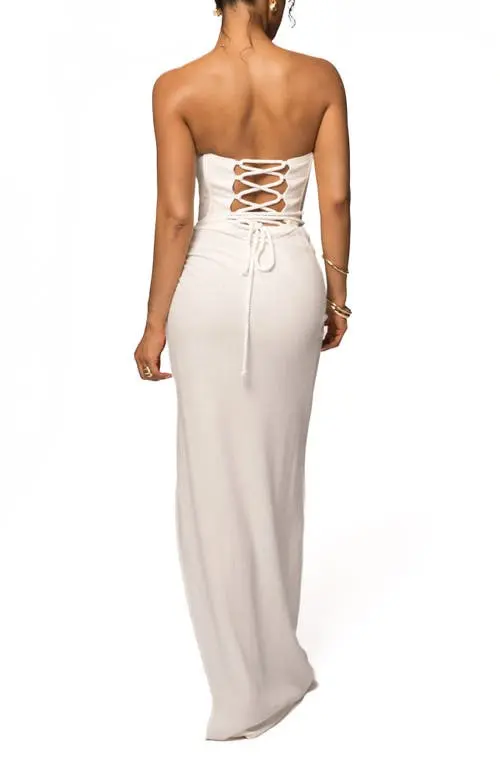 JLUXLABEL Sleeveless Corset Top And Skirt Set