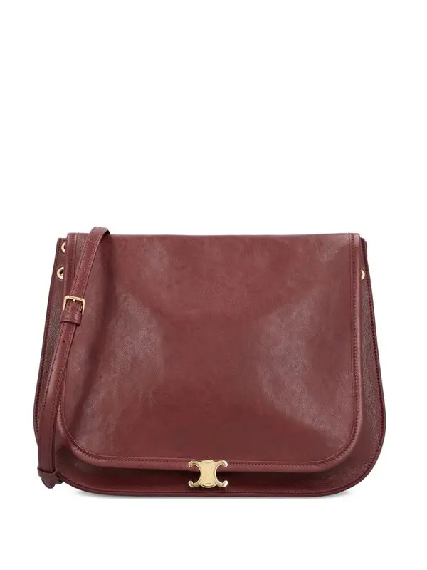 Celine Triomphe Leather Shoulder Bag - Multicolor