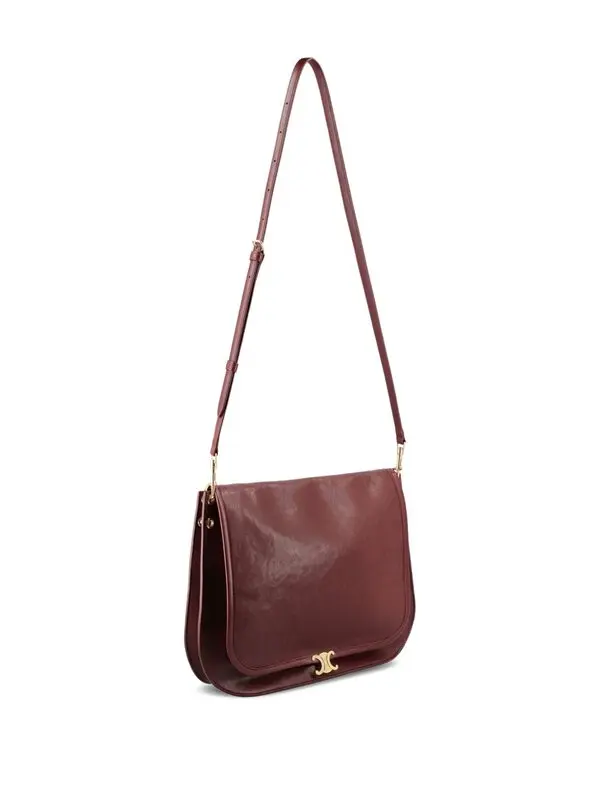 Celine Triomphe Leather Shoulder Bag - Multicolor