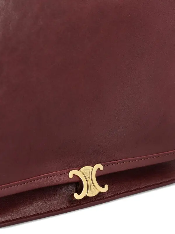 Celine Triomphe Leather Shoulder Bag - Multicolor