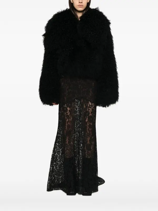 Attico Shearling Jacket - Multicolor