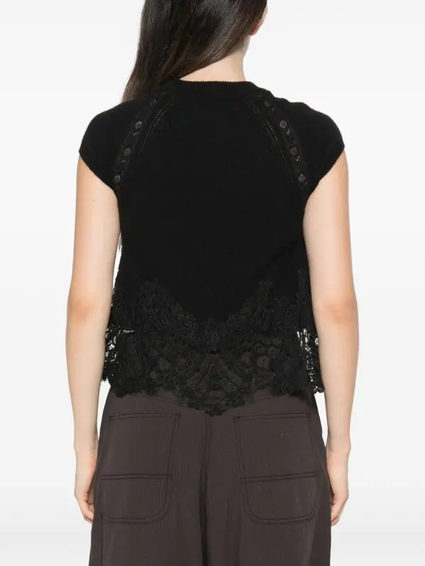 ERMANO SCERVINO Ermanno Scervino Cashmere Lace Top