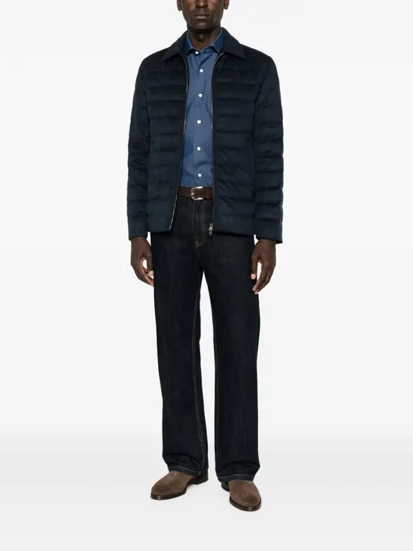 Herno Quilted Zip-up Jacket