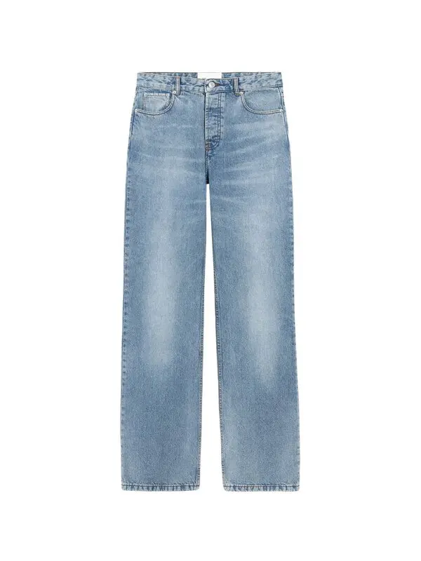 AMI Paris Large Fit Denim Jeans - Multicolor