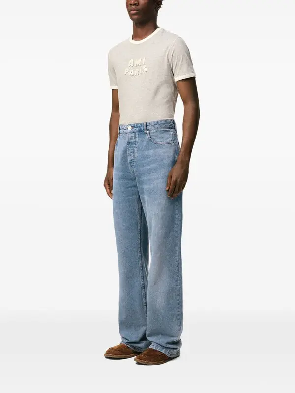 AMI Paris Large Fit Denim Jeans