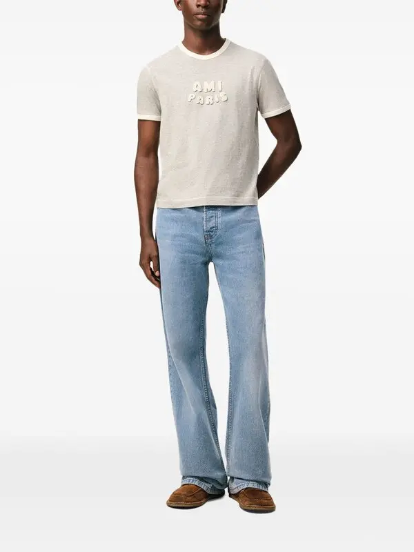AMI Paris Large Fit Denim Jeans