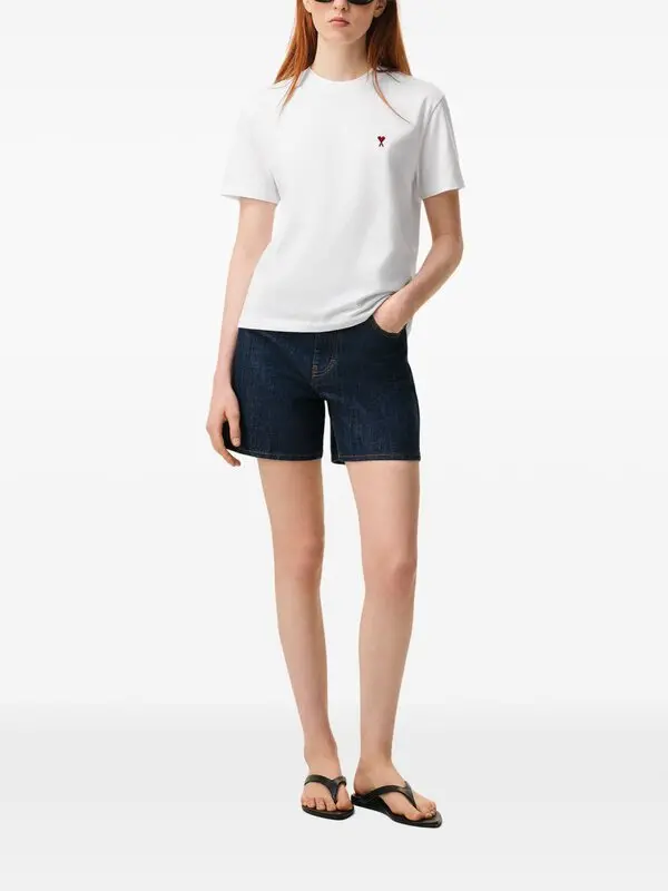 AMI Paris De Coeur Cotton T-shirt - Multicolor