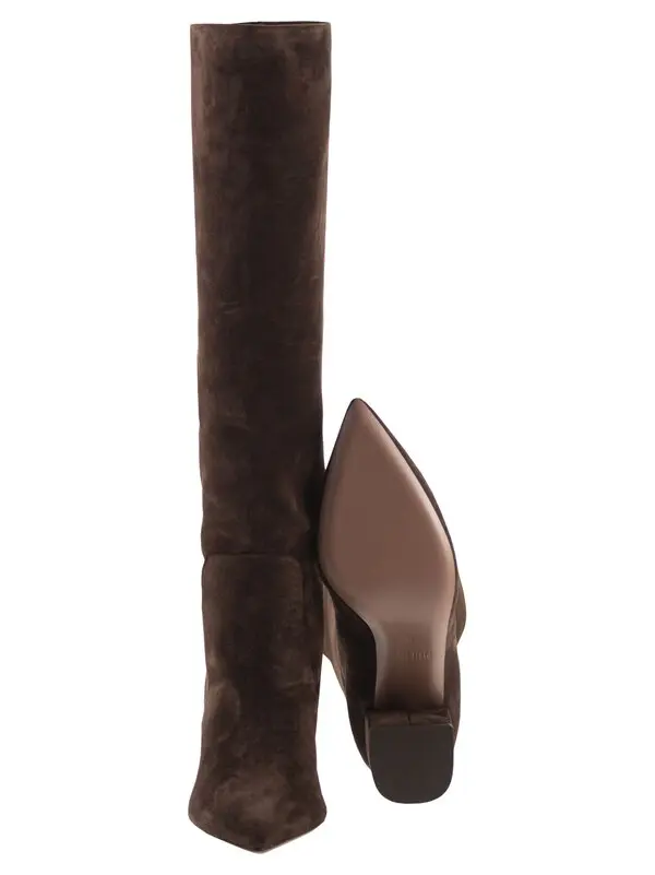 Paris Texas Anja Boot 70 Suede Knee-high Boots
