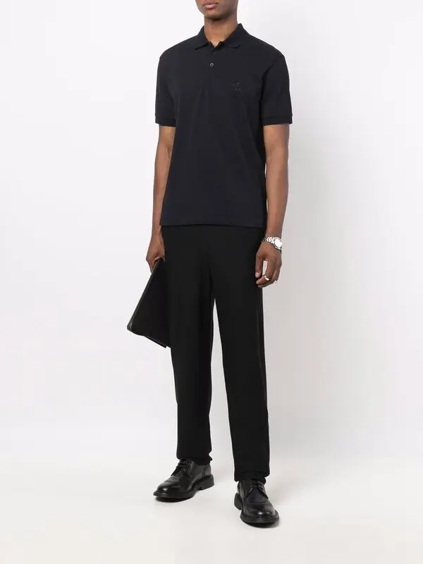 Giorgio Armani Logo Cotton Polo Shirt
