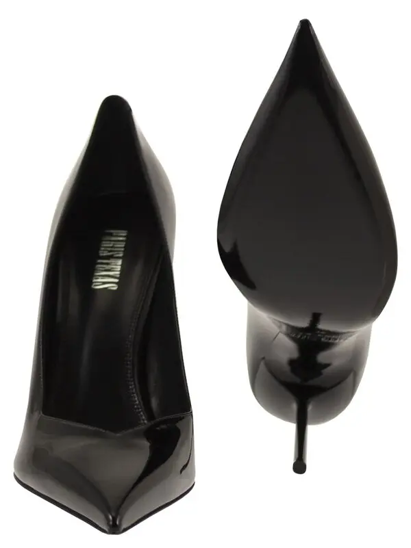 Paris Texas Lidia Pump 105 Patent Leather Stiletto Pumps - Black