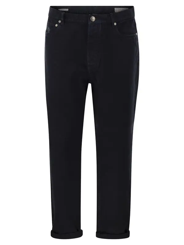 Brunello Cucinelli Five-pocket Cotton Jeans