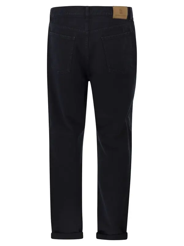 Brunello Cucinelli Five-pocket Cotton Jeans