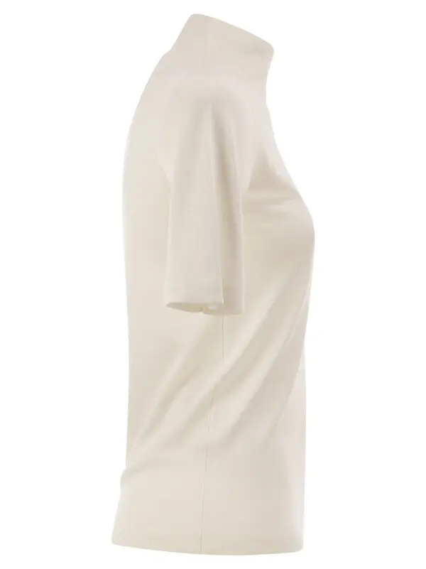 Brunello Cucinelli Cashmere And Silk High-neck Sweater