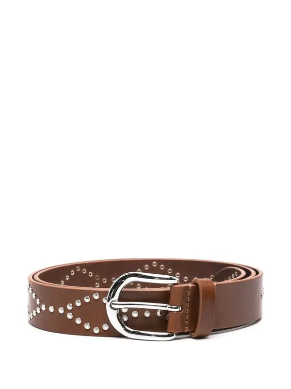 Isabel Marant Étoile Liliana Studded Leather Belt - Multicolor