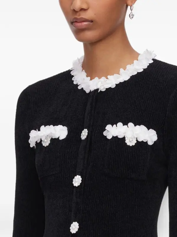 SELF-PORTRAIT Embellished Button-up Dress