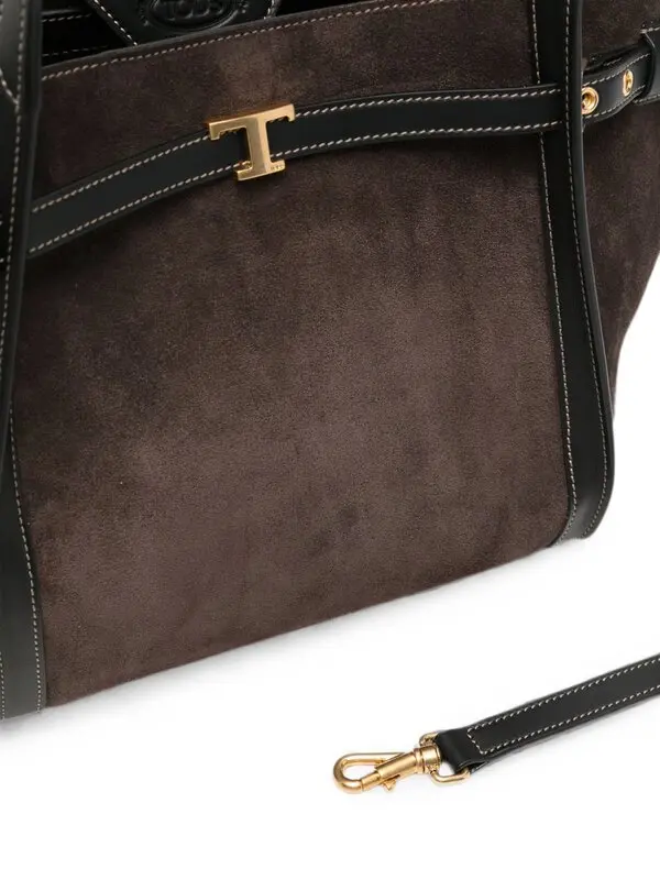 TOD'S Timeless Small Leather Tote Bag - Multicolor