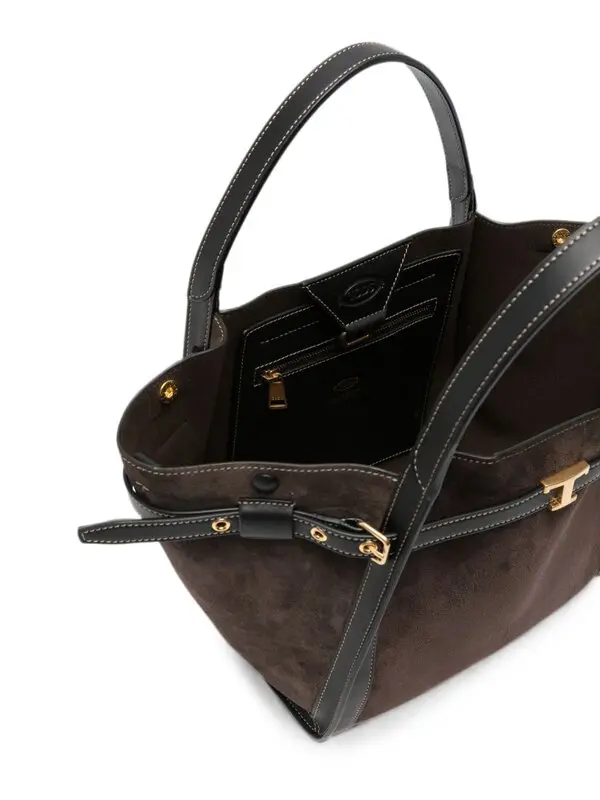 TOD'S Timeless Small Leather Tote Bag - Multicolor