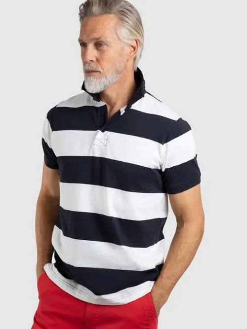 WEIRD FISH Ronald Short Sleeve Polo Shirt