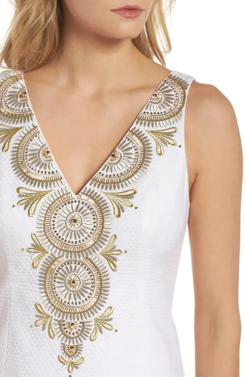 Lilly Pulitzer® Gabby Metallic Sheath Dress