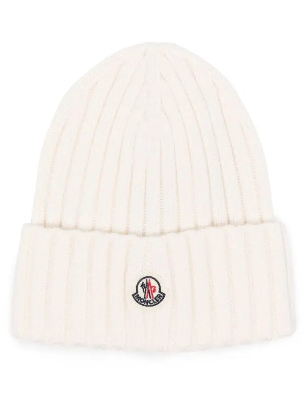 Moncler Logo Wool Beanie - Multicolor