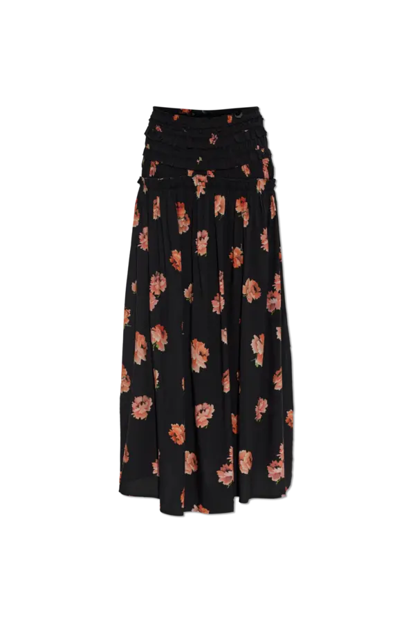 ALLSAINTS Lauren Floral Print Maxi Skirt