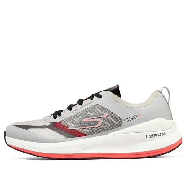 Sketchers Go Run Pulse Athletic Sneakers - Grey/red/white