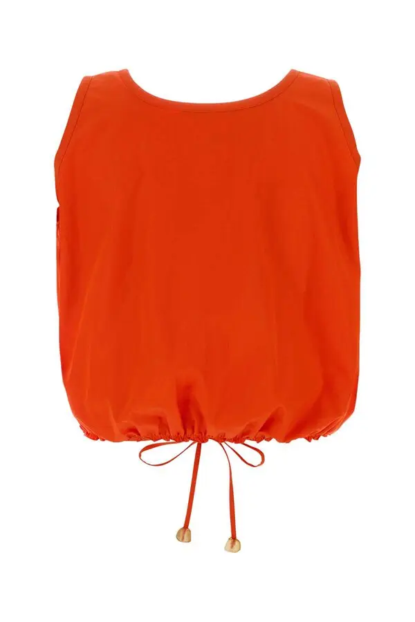 Loewe Poplin Top - Orange