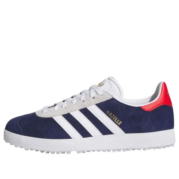 Adidas Gazelle Spikeless Golf Shoes - Dark Blue/cloud White/pure Ruby
