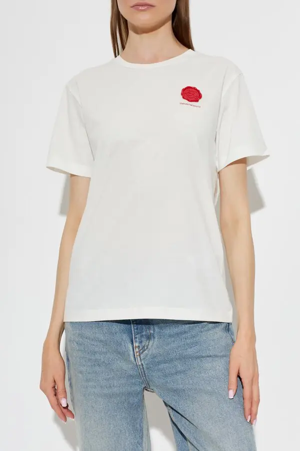 Emporio Armani Appliqué Cotton T-shirt