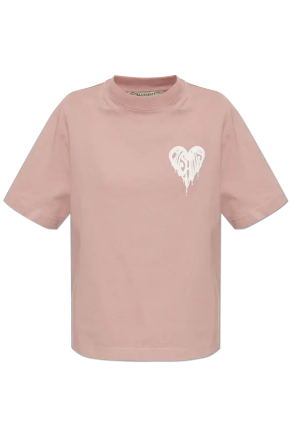 ALLSAINTS Trip Lisa' Organic Cotton Heart Print T-shirt