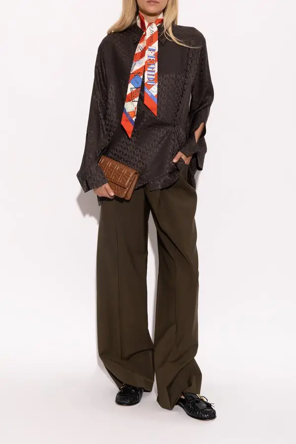 Fendi Leather Loafers-style Mules