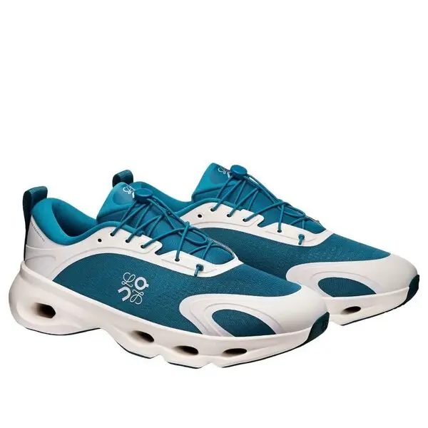 On X Loewe Cloudsolo Sneakers - Teal/eggshell