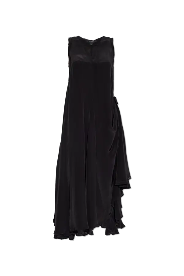 ALLSAINTS Sybil Asymmetrical Ruffle Dress