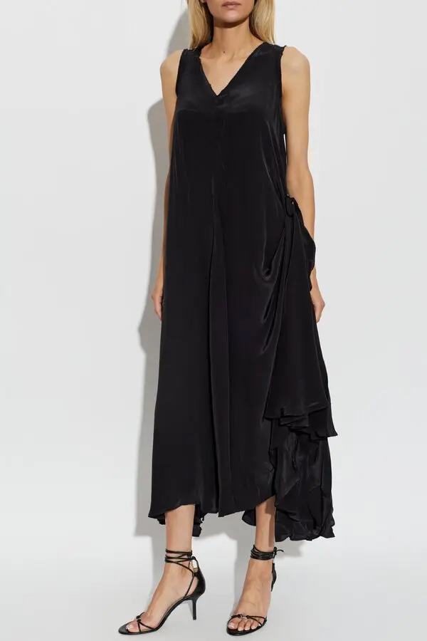 ALLSAINTS Sybil Asymmetrical Ruffle Dress