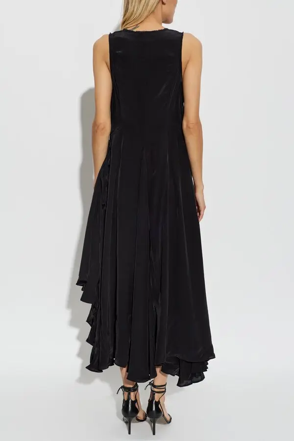 ALLSAINTS Sybil Asymmetrical Ruffle Dress