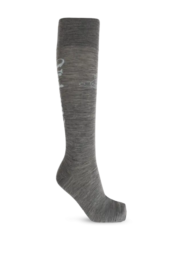 VIVIENNE WESTWOOD Long Socks With Logo Detail