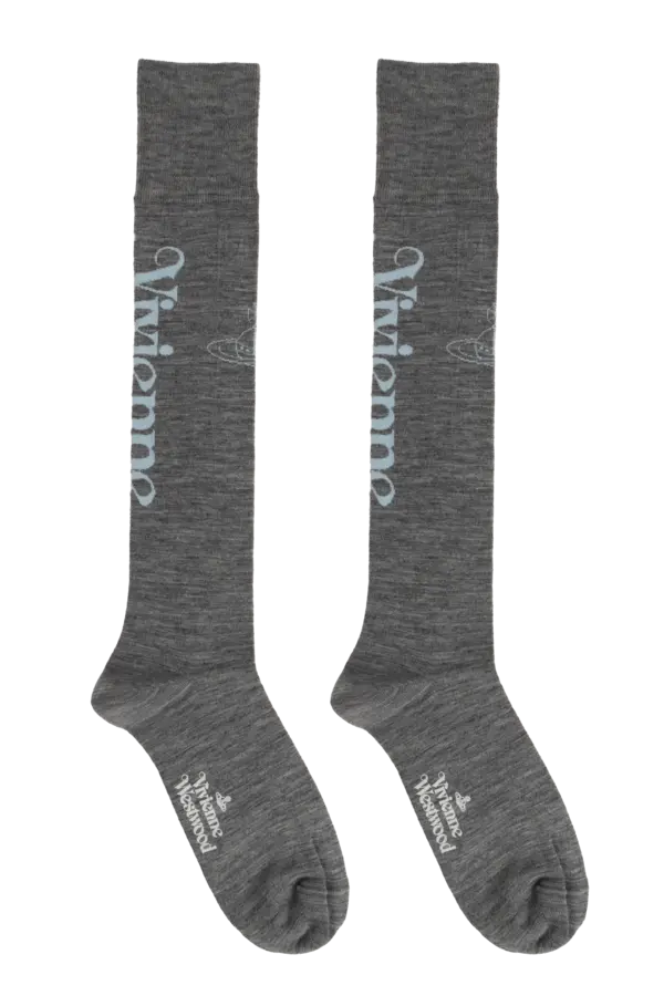 VIVIENNE WESTWOOD Long Socks With Logo Detail