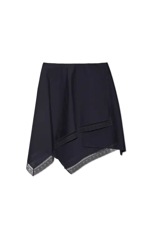 JW Anderson Asymmetrical Lace Insert Skirt