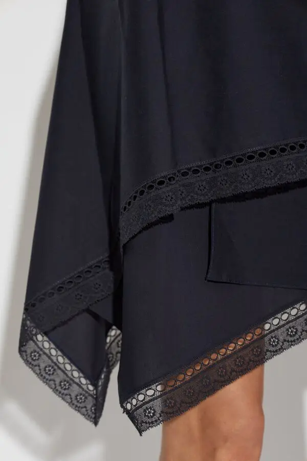 JW Anderson Asymmetrical Lace Insert Skirt