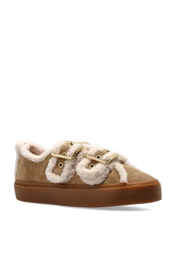 Inuikii Shearling Low Velcro Buckle Shoes